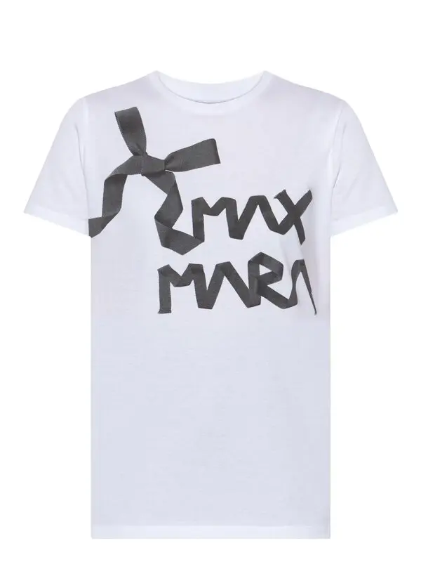 Max Mara Calcio" T-shirt - White