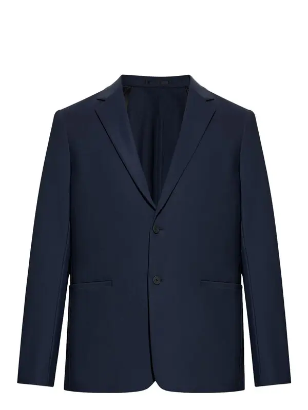 Theory Blazer With Open Lapels - Navy Blue