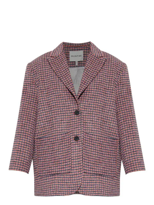 Munthe Aketta Checked Jacket - Red