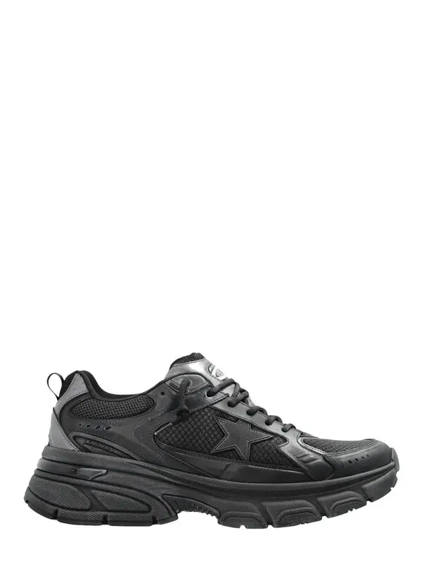 Golden Goose Lightstar Leather Sneakers - Black