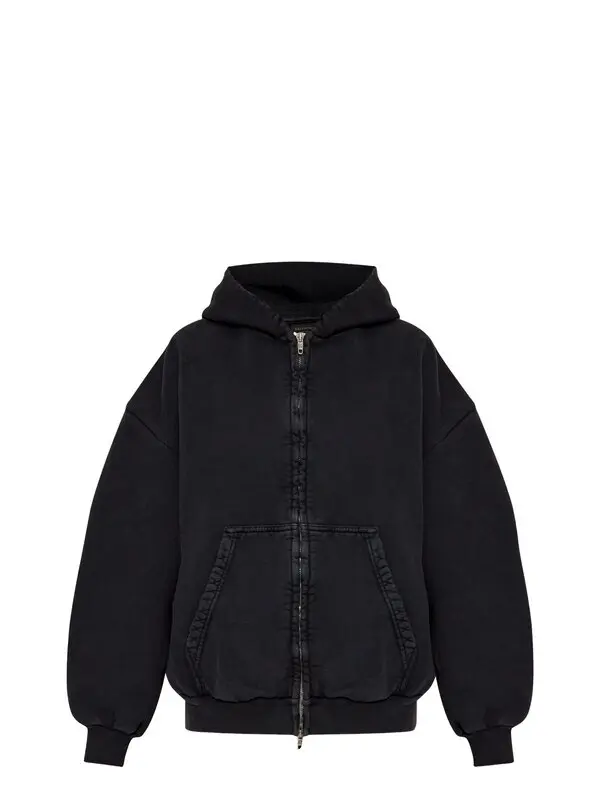 Balenciaga Logo Hoodie - Black
