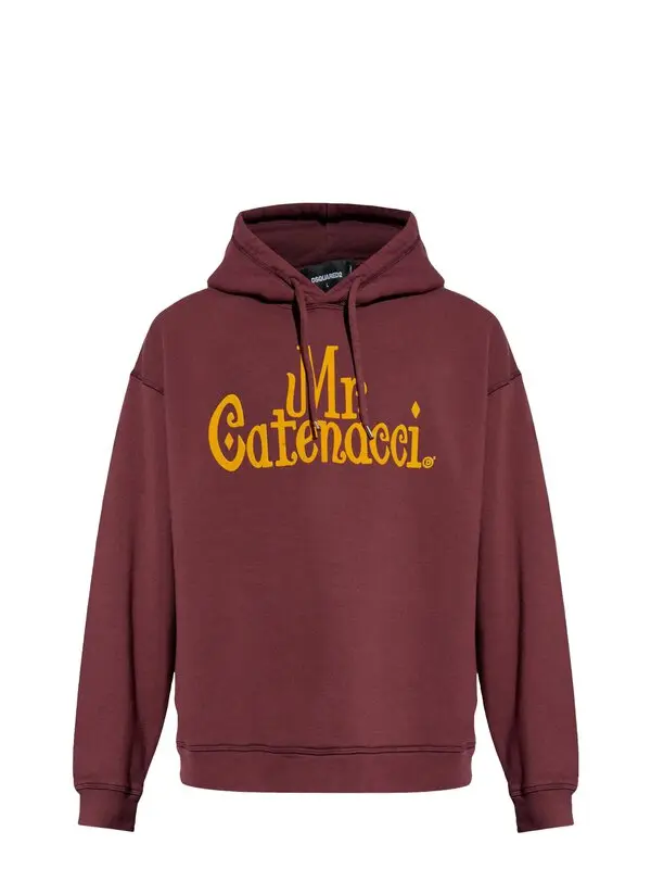 Dsquared2 Mr. Catenacci Logo Sweatshirt - Burgundy