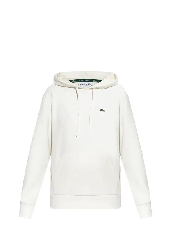 Lacoste Sweatshirt With Logo Patch - White