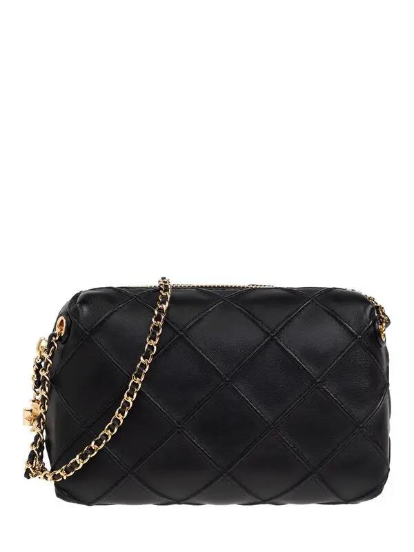 Tory Burch Fleming Small Shoulder Bag - Black
