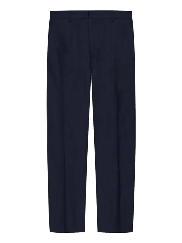 Ami Wool Trousers - Navy Blue