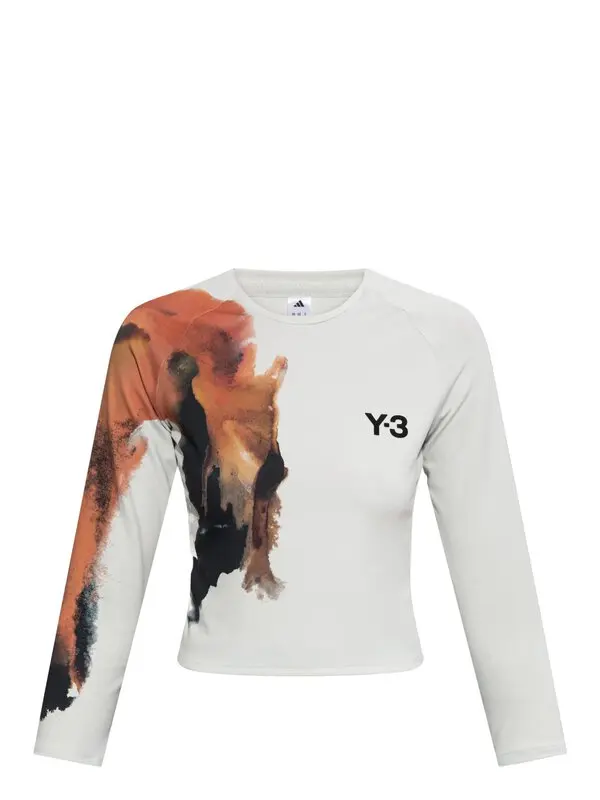 Y3 Logo Top - Cream