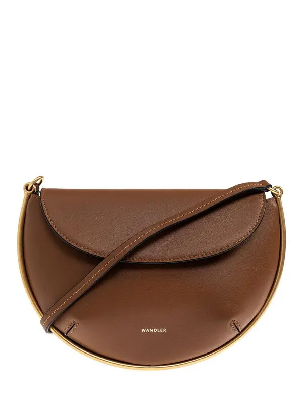 WANDLER Kate Mini Shoulder Bag - Brown