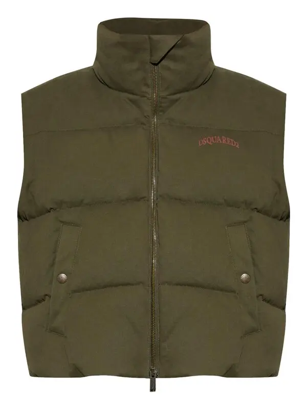 Dsquared2 Quilted Down Vest - Green