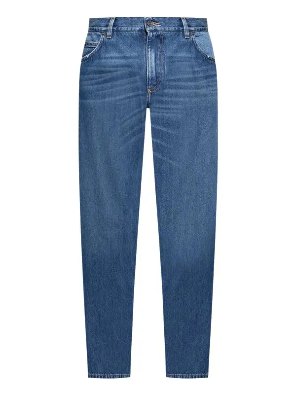 Dolce & Gabbana Vintage-effect Jeans - Blue
