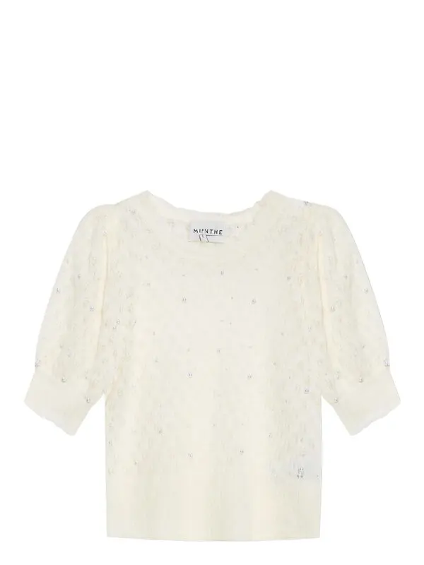 Munthe Popta Knit Top - Cream
