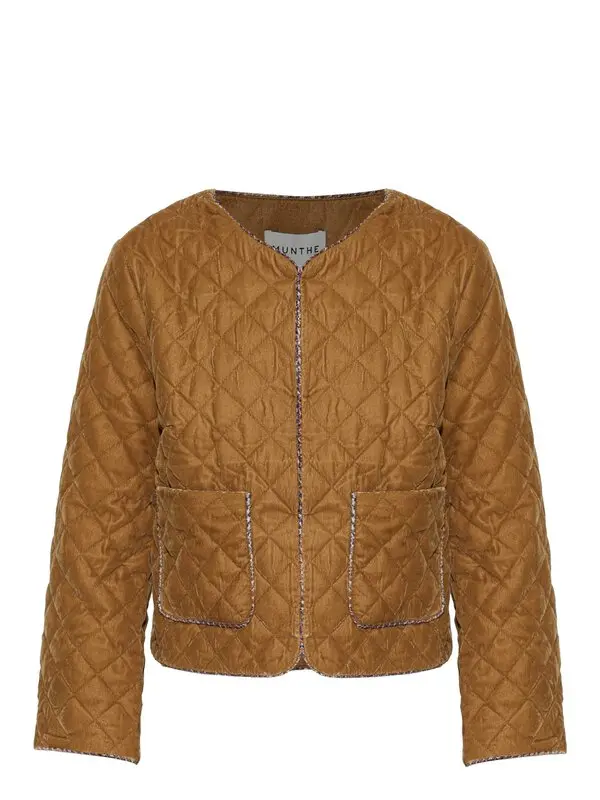 Munthe Lizetta Quilted Jacket - Brown