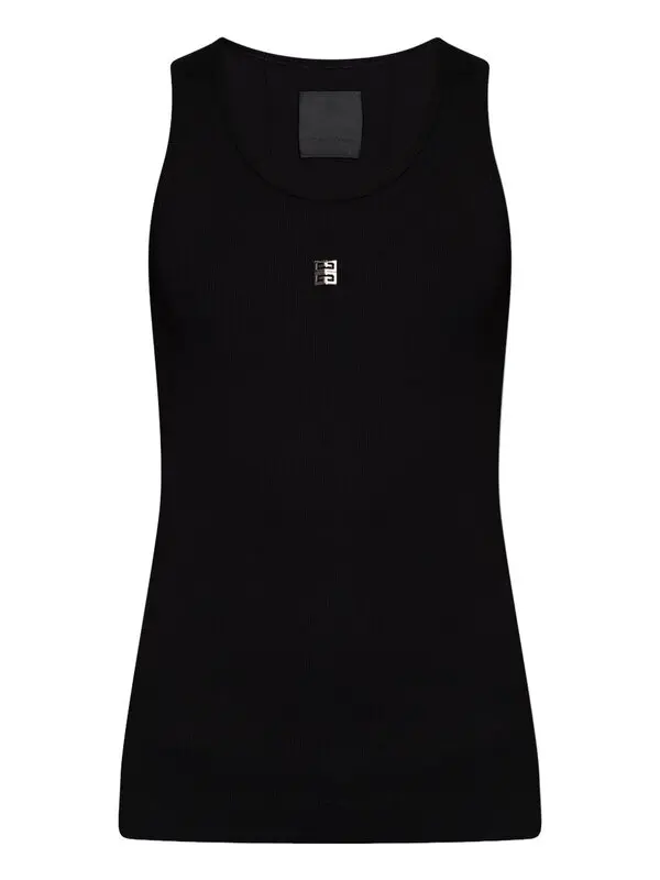 Givenchy Tank Top With Logo Hardware - Black