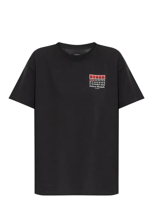 MAISON MARGIELA Logo T-shirt - Black
