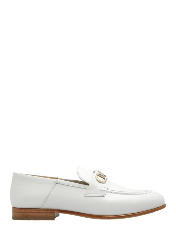 FERRAGAMO Ottone Loafers - Cream