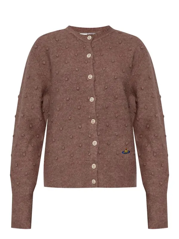 VIVIENNE WESTWOOD Wool Cardigan - Brown
