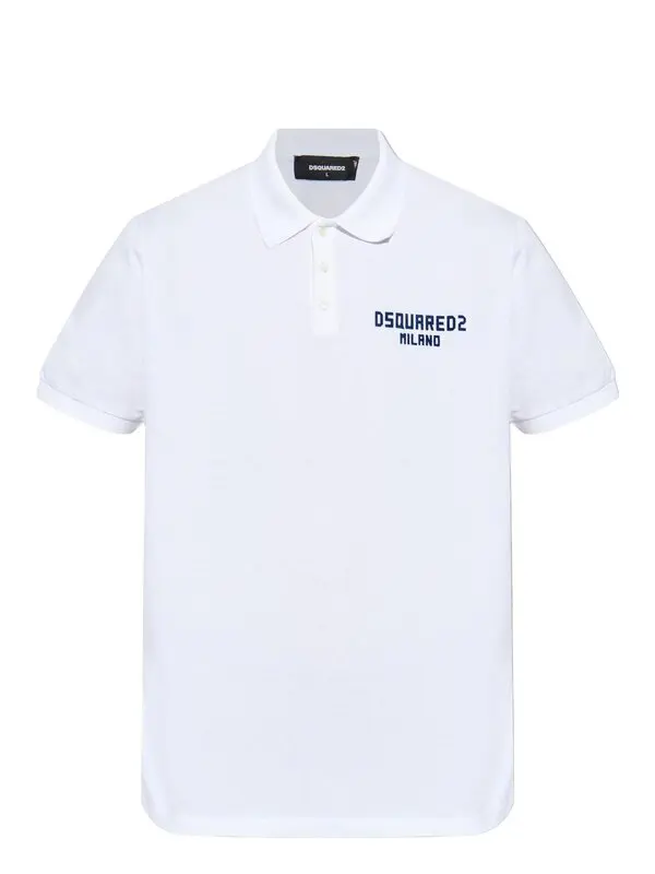 Dsquared2 Polo With Logo - White