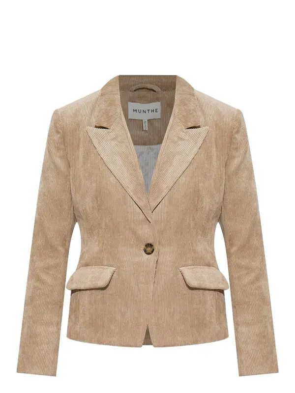 Munthe Lawo Corduroy Blazer - Beige