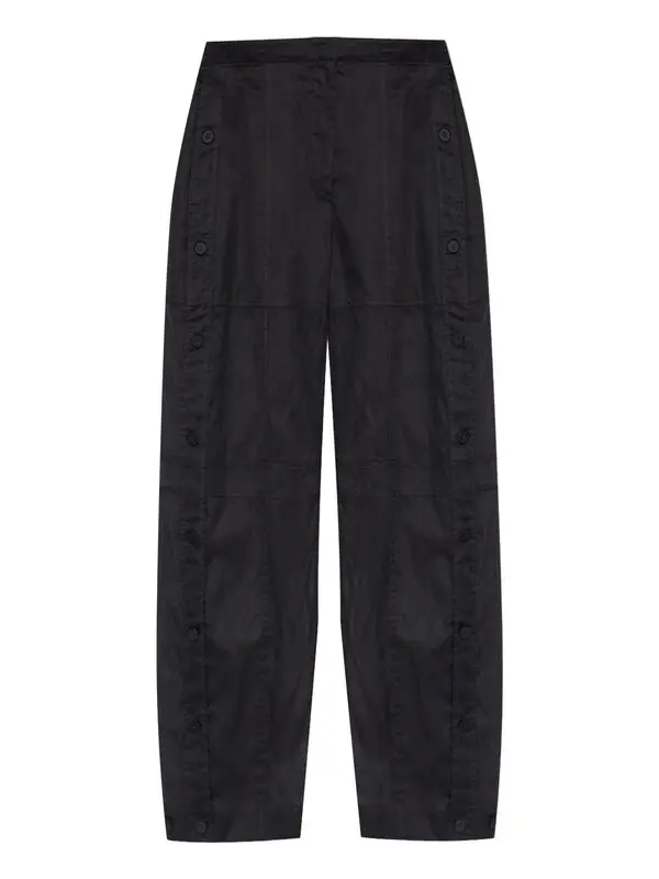 JIL SANDER Trousers With Fastenings - Black