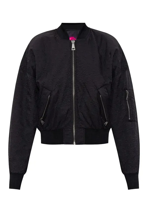 Versace Reversible Bomber Jacket - Black