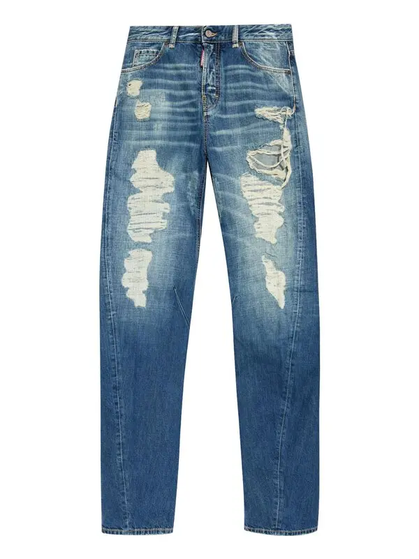 Dsquared2 D2 Twisted Jeans - Blue