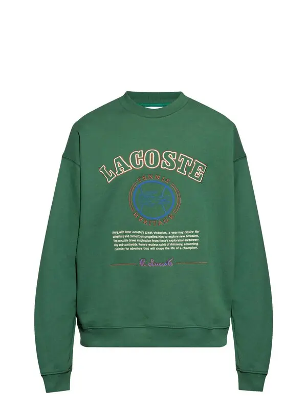 Lacoste Embroidered Logo Sweatshirt - Green