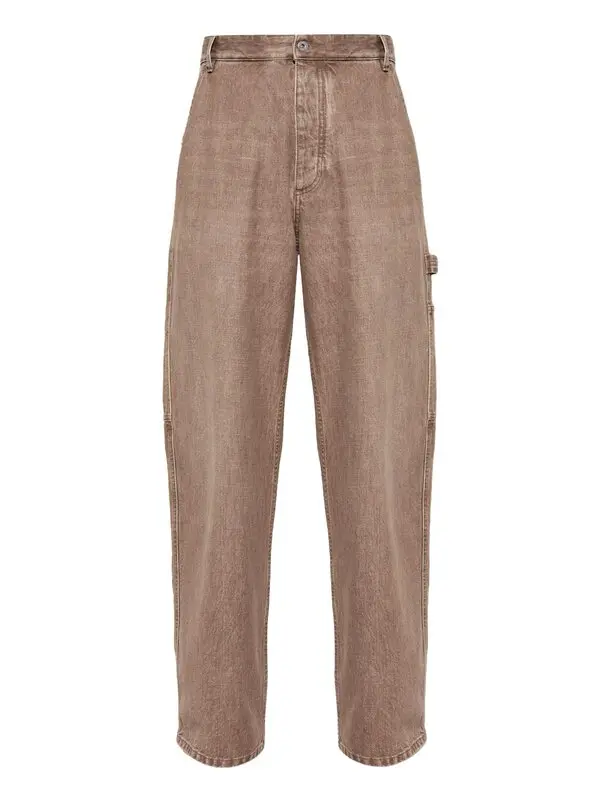 Bottega Veneta Straight-leg Jeans - Brown