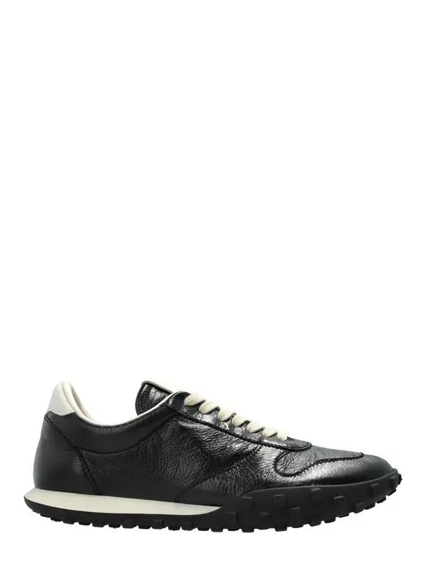 JIL SANDER Leather Low-top Sneakers - Black