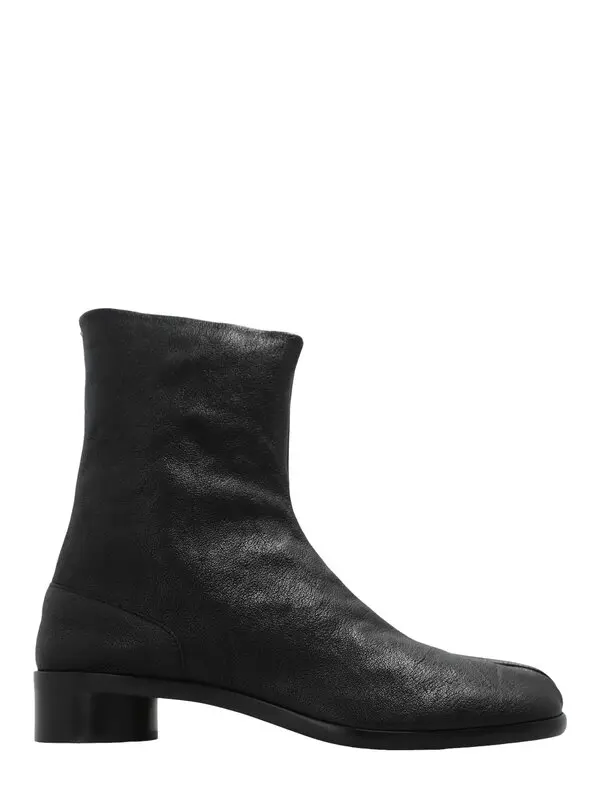 MAISON MARGIELA Tabi Toe Heeled Ankle Boots - Black