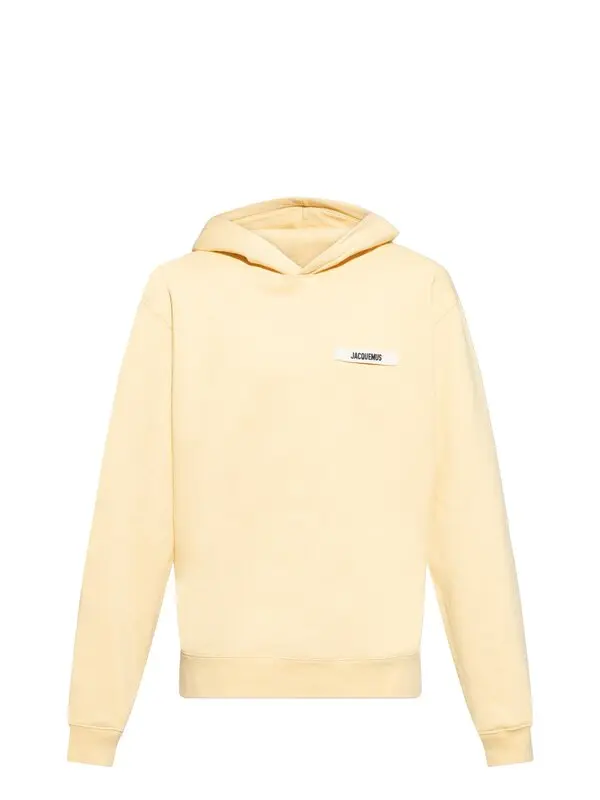 Jacquemus Logo Hoodie - Yellow