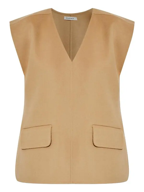 BY MALENE BIRGER Cilia Wool Vest - Beige