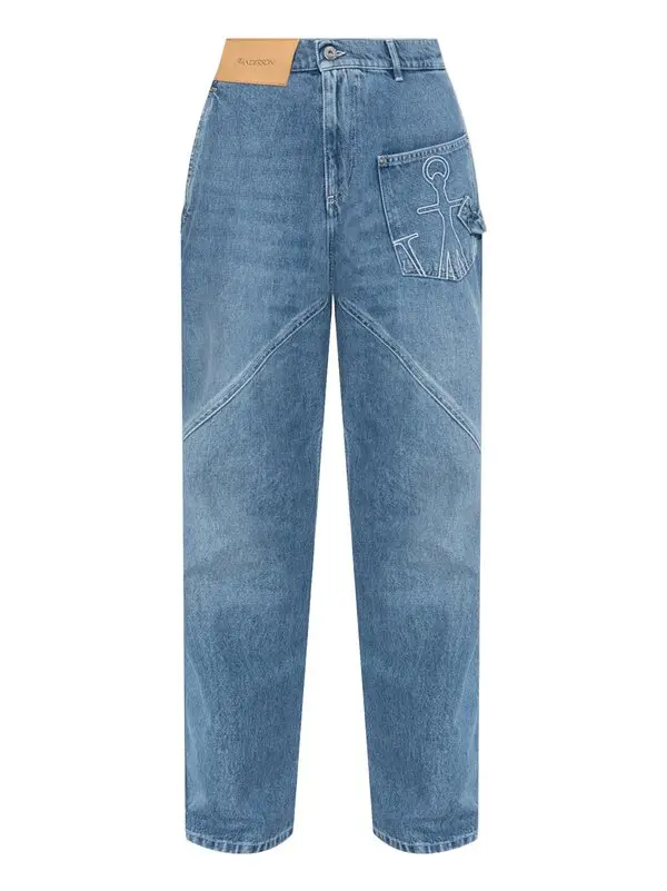 JW Anderson Jeans With Logo - Blue