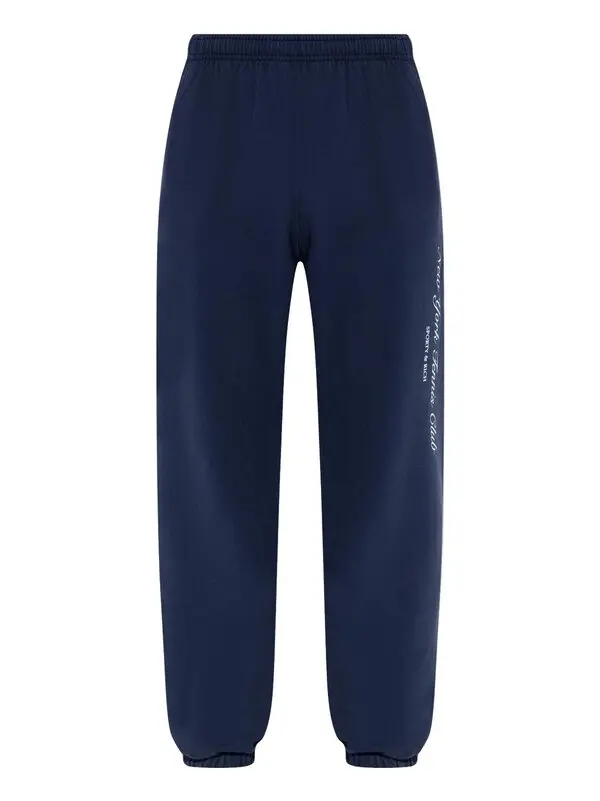 SPORTY & RICH New York Tennis" Sweatpants - Navy Blue