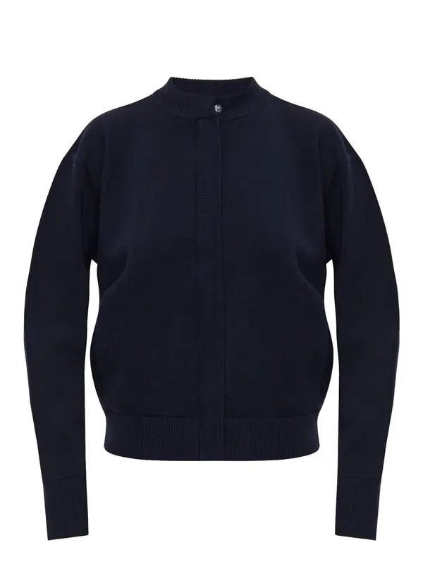 Max Mara Pelago Wool Cardigan - Navy Blue
