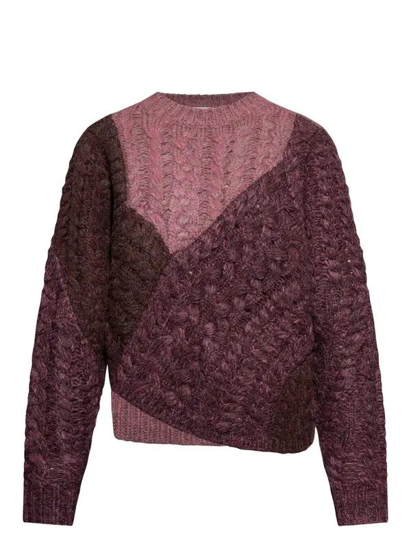 MARANT ETOILE Daryl Cable-knit Sweater - Pink