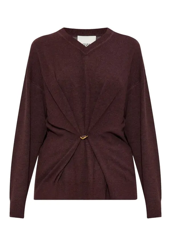 Isabel Marant Chiraz Sweater - Burgundy