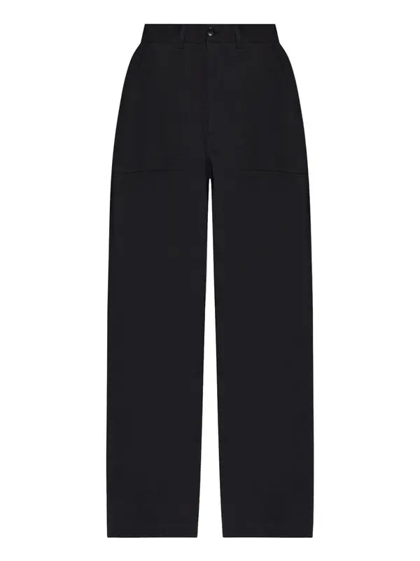 Casablanca Cotton Trousers - Black