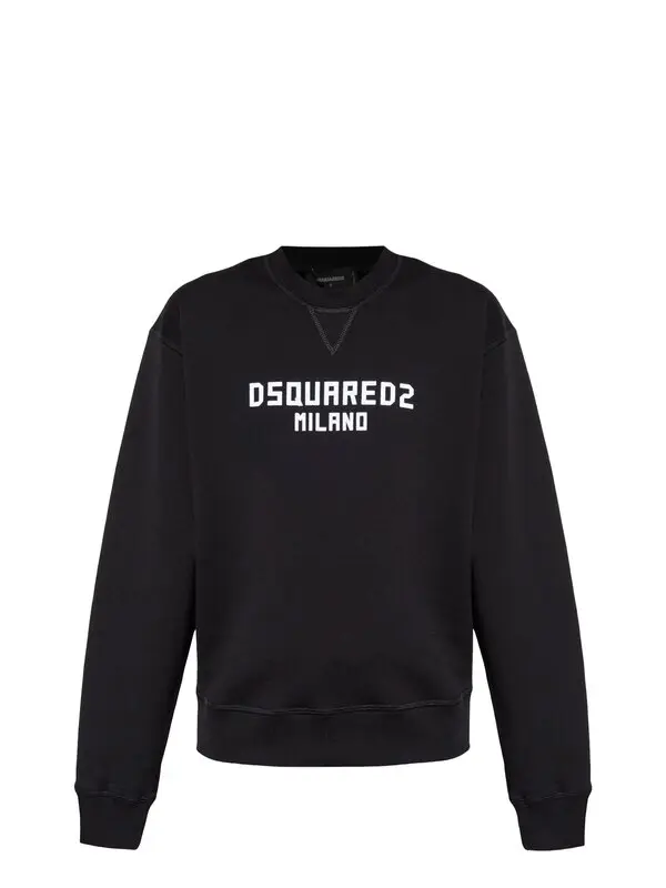 Dsquared2 Printed Sweatshirt - Black