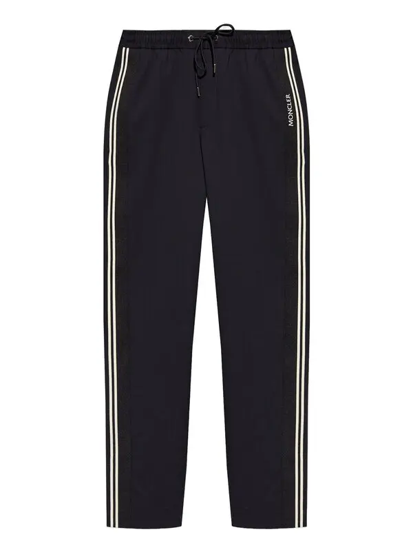 Moncler Side-stripe Trousers - Navy Blue
