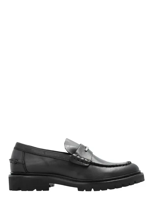 MARANT Frezzah Leather Loafers - Black