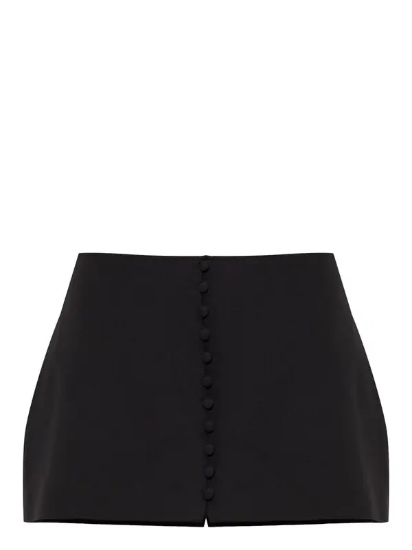 Cult Gaia Leilani Mini Suiting Shorts - Black