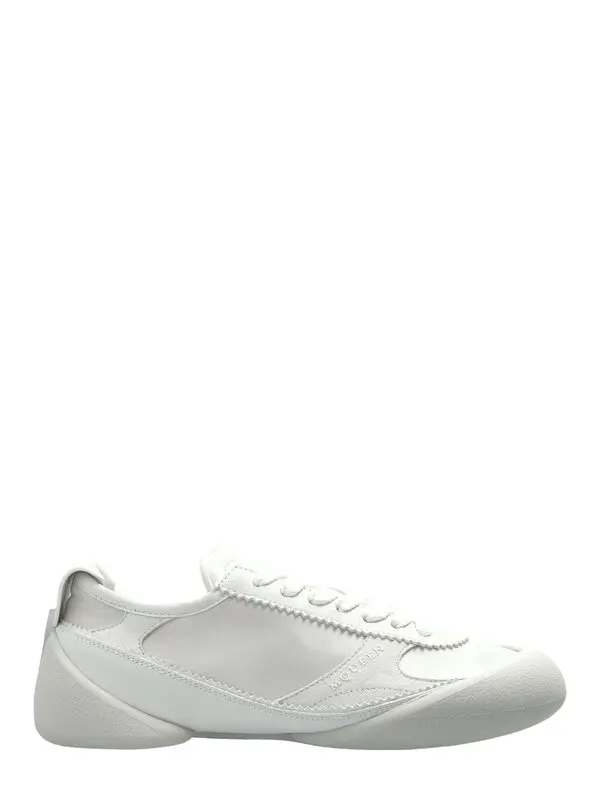 Alexander McQueen Low-profile Leather And Suede Sneakers - White