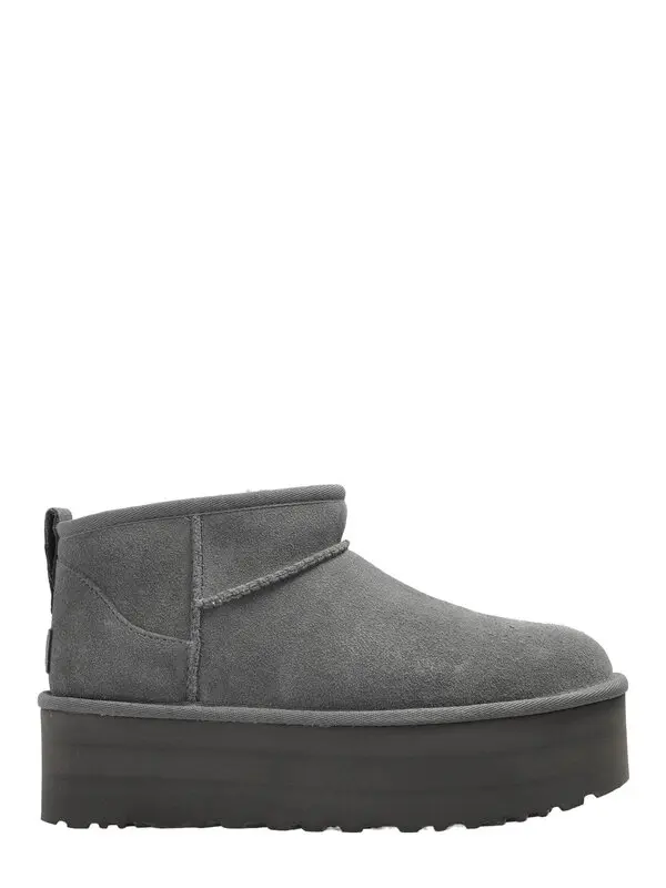 UGG Classic Ultra Platform Snow Boots - Grey