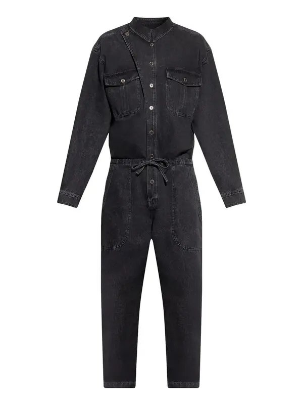 MARANT Chelby Denim Jumpsuit - Black