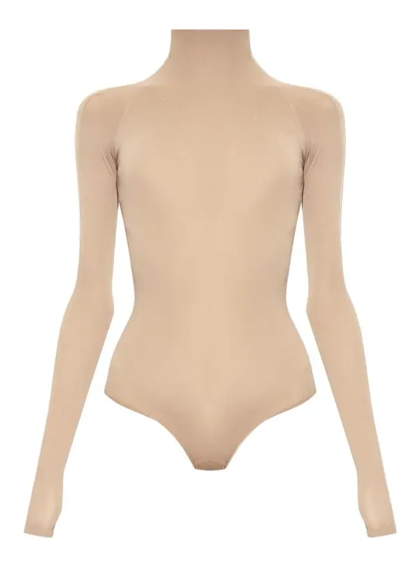 Alaïa High Neck Body - Beige