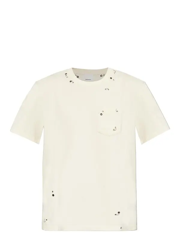 MARANT T-shirt "yezra - Cream