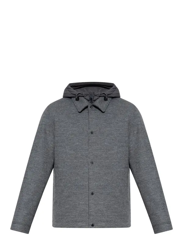 Woolrich Hooded Jacket - Grey