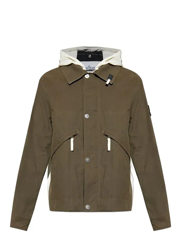 Stone Island Tela Resinata Jacket - Green