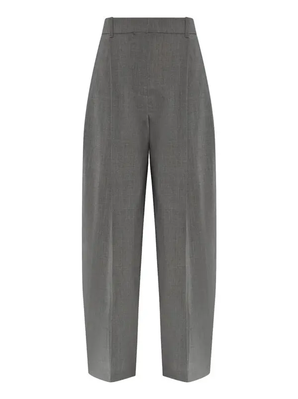 Jacquemus D’homme’ Wide-leg Wool Trousers - Grey