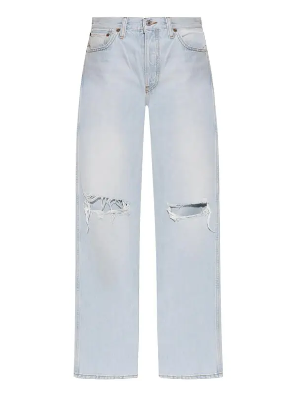 RE/DONE Straight-leg Jeans - Light Blue