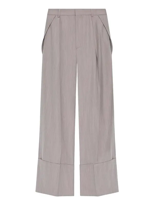 Victoria Beckham Wide-leg Trousers - Purple